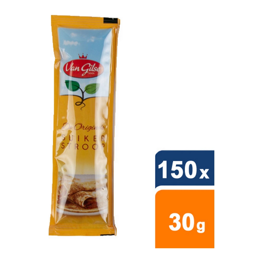 Van Gilse - Originele schenkstroop - 150x 30g | FoodWorld-XL