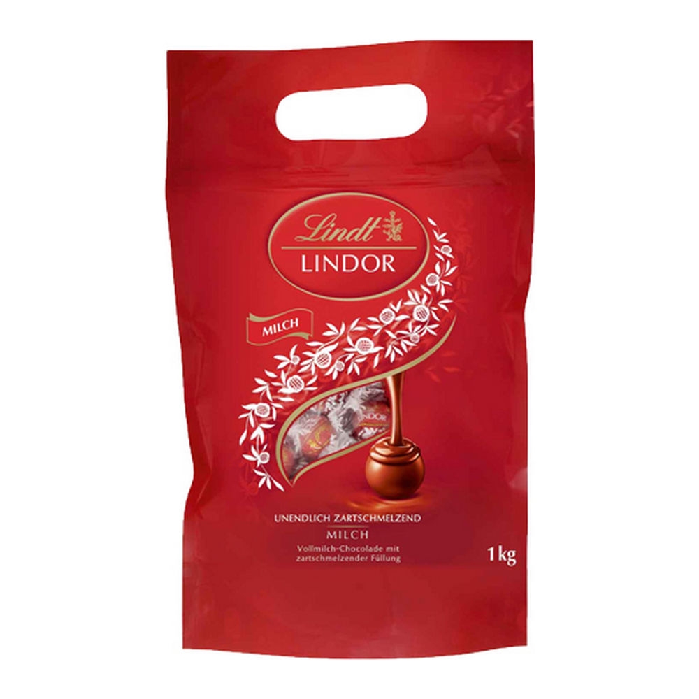 Lindt - Lindor Ballen Melk - 1kg | FoodWorld-XL