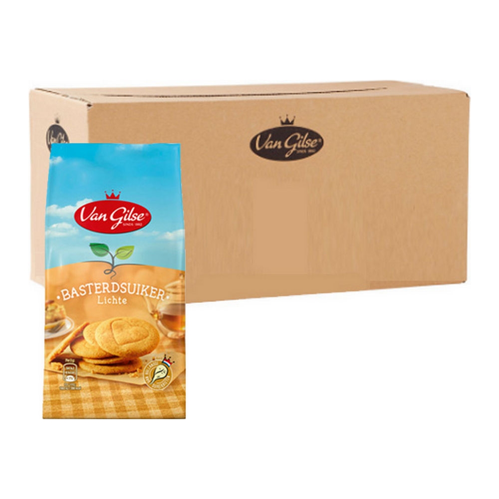Van Gilse - Lichte basterdsuiker - 12x 600g | FoodWorld-XL
